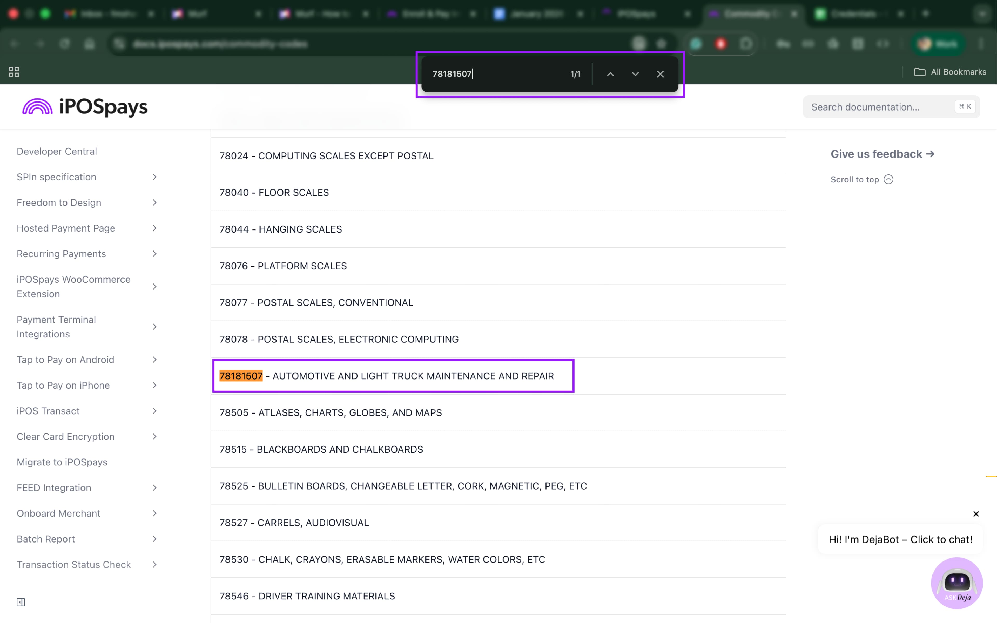 New Commodity Code Added | Release Notes iPOSpays
